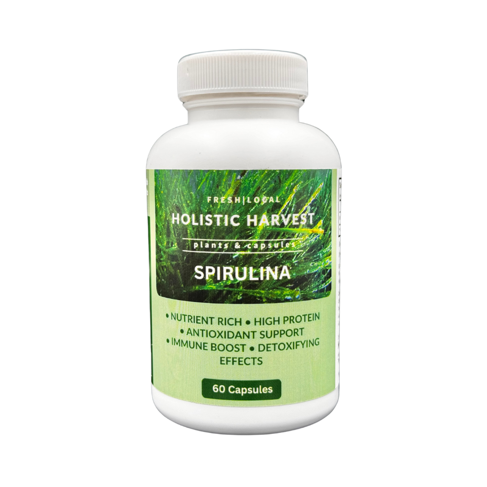 Spirulina Powder Capsules – Holistic Harvest